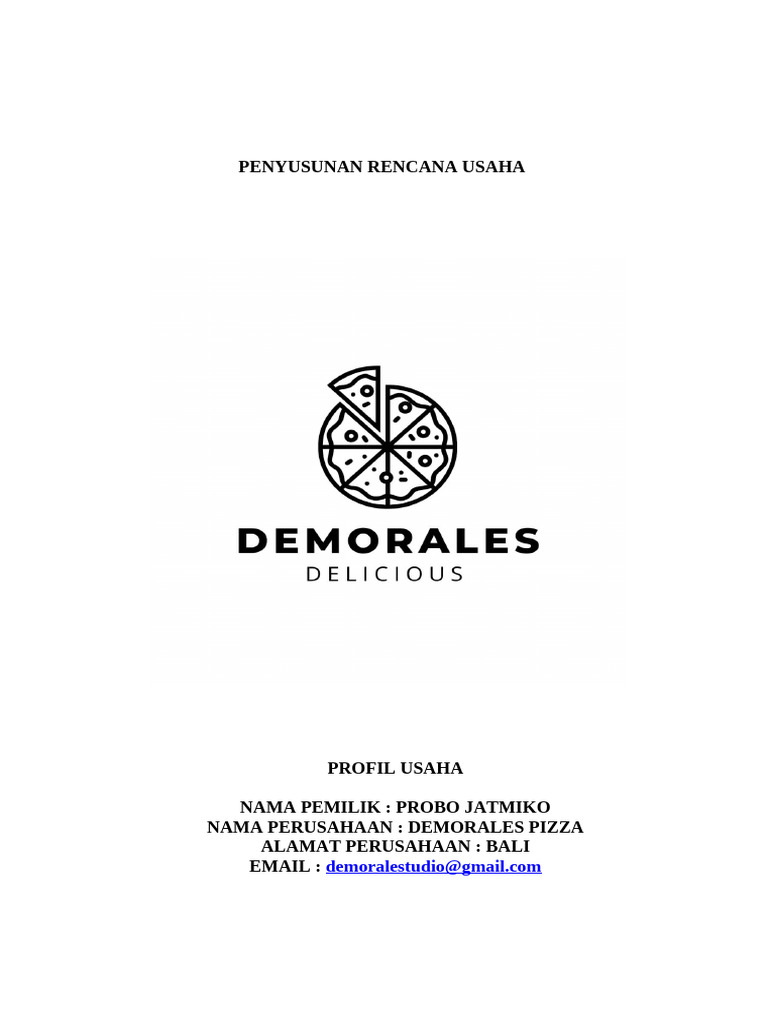 Proposal Pizza Pkwu | PDF