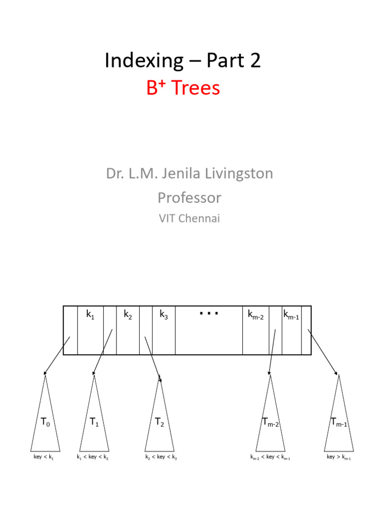 Indexing BPlus Trees | PDF