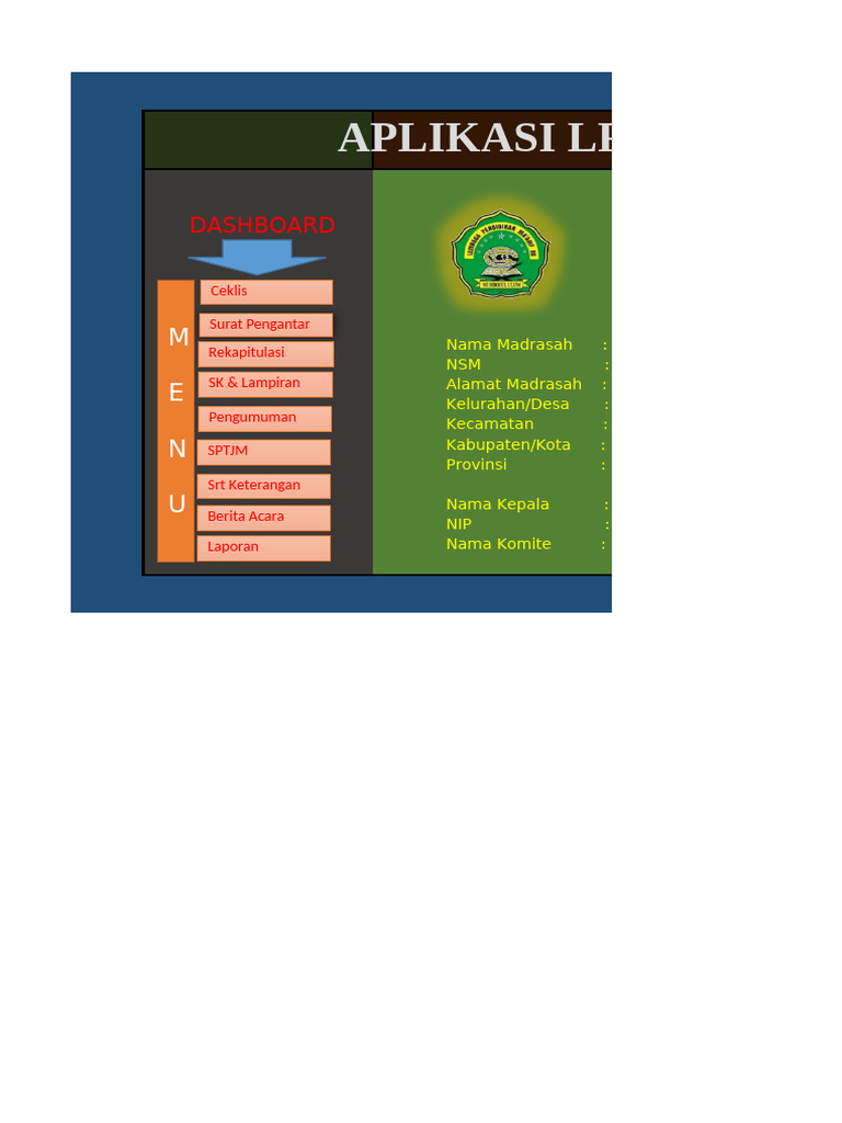 Aplikasi LPJ PIP - XLSM | PDF