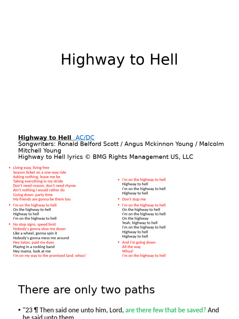Highway To Hell | PDF