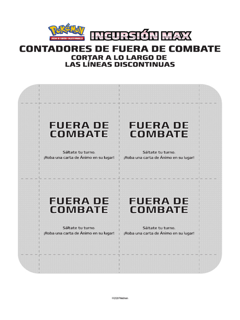 Pokemon TCG Raid Battle Knockout Counters | PDF