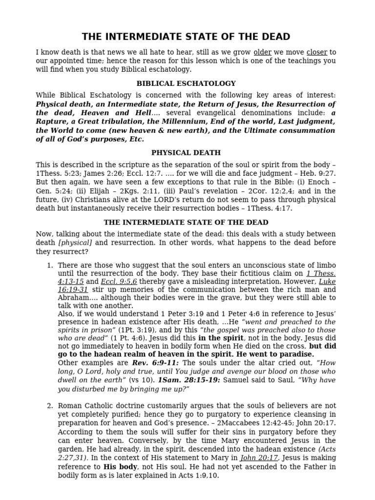 Intermediate State | PDF