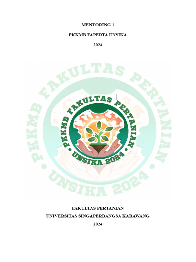 Mentoring 1 PKKMB Fakultas Pertanian 2024 | PDF