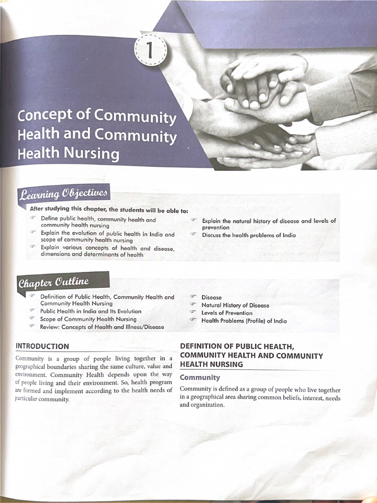 Concept of Community Health and CHN | PDF