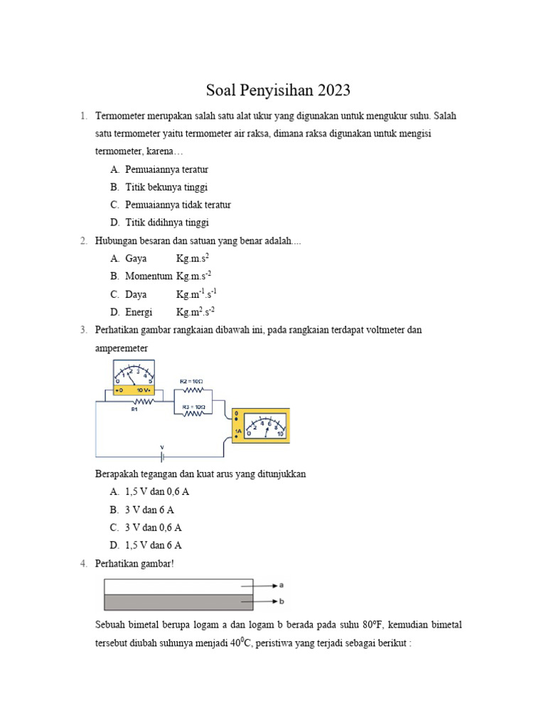 Soal Penyisihan SMP DPC 2023 | PDF