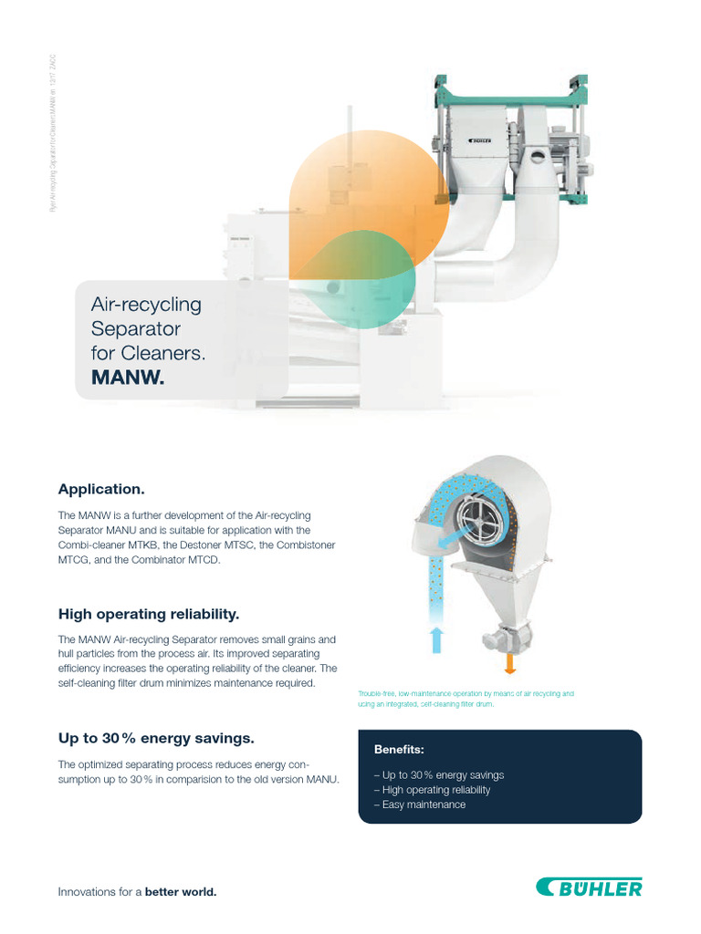 Brochure - GM - IM - Circulating Air Separator - MANW - EN - Low | PDF