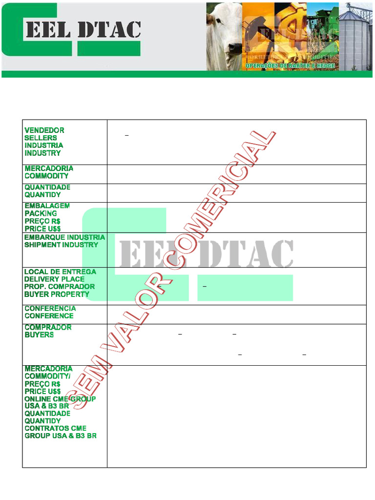 T.C.A Ceel Dtac - Gsa - Sem Valor Comercial | PDF