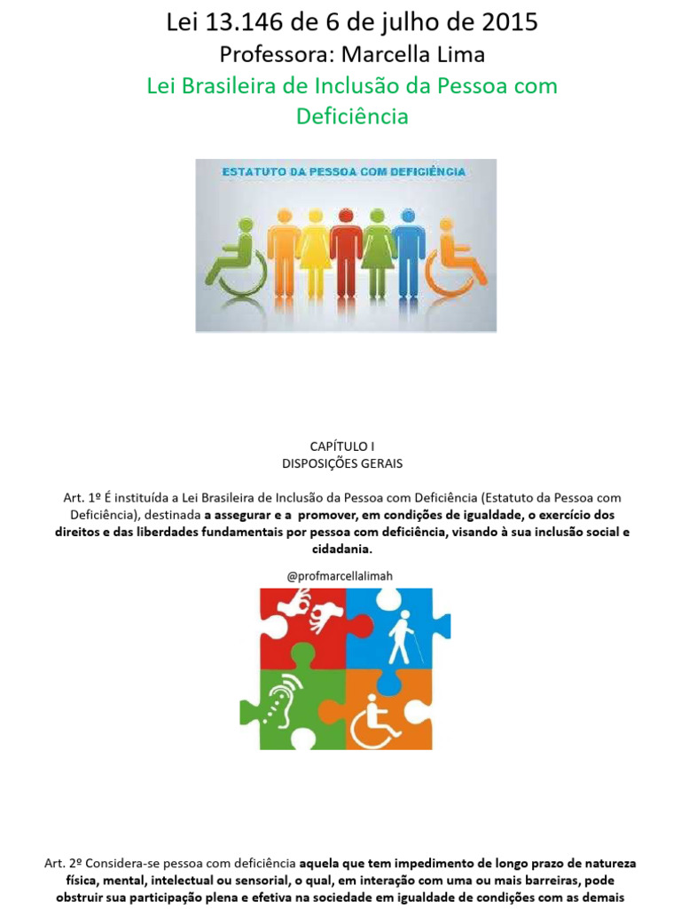Apostila Lei Brasileira de Inclusao Da Pessoa Com Deficiencia1597162098 ...