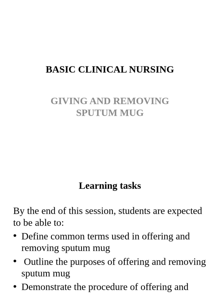 Giving Sputum Mug-1 | PDF