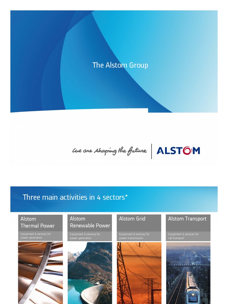 Alstom in India Corporate Presentation | PDF | Boiler | Renewable Energy
