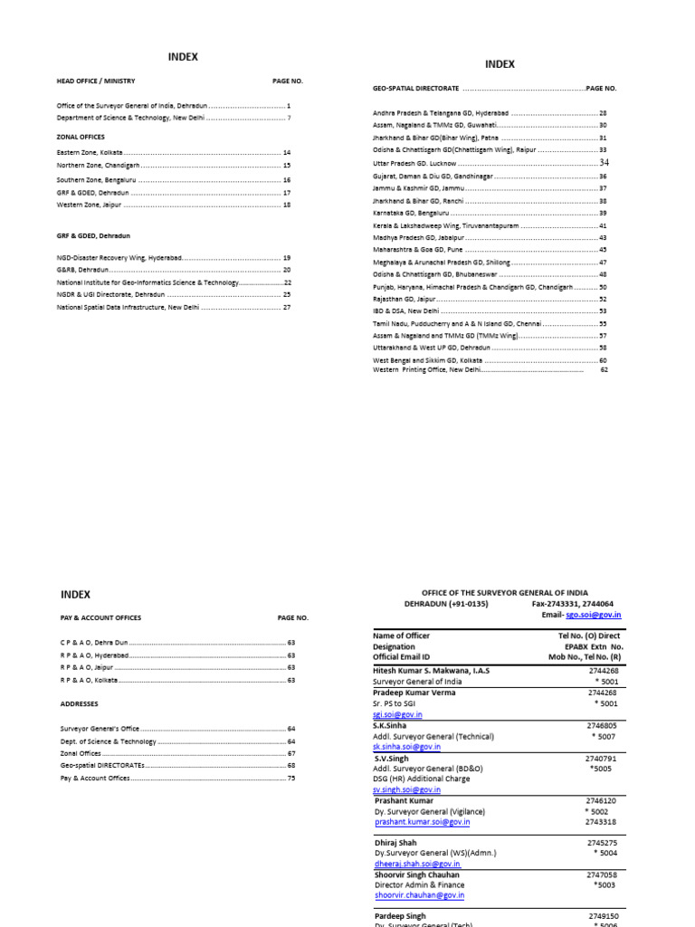 Telephone Directory | PDF