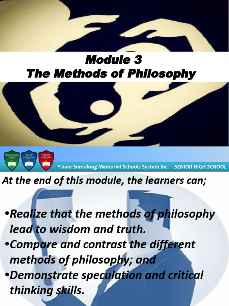Module 3 The Methods of Philosophy - Revised - For Student | PDF