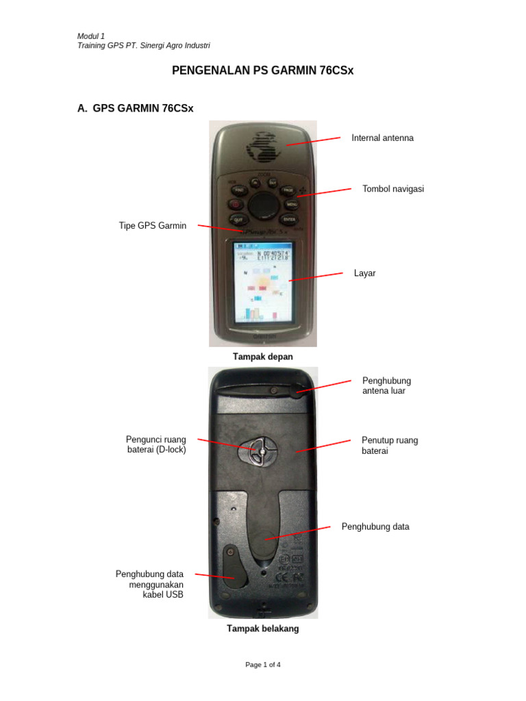 Modul1 - Pengenalan GPS | PDF