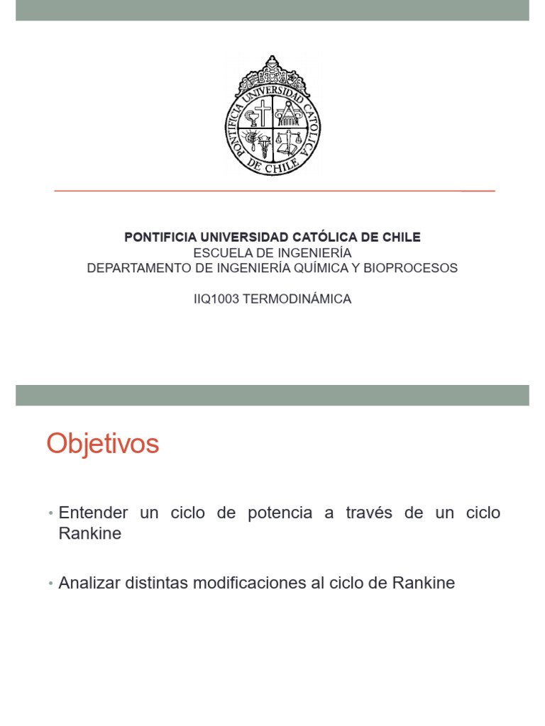 Clase 23 Ciclo de Rankine II | PDF