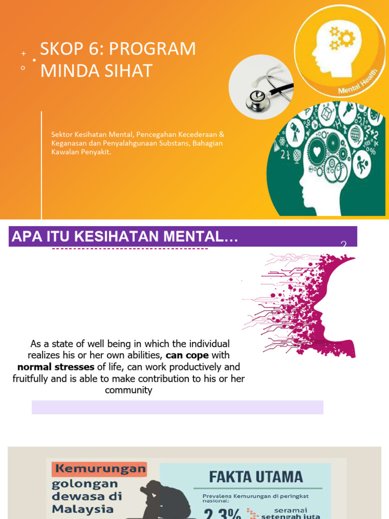 SKOP 6 MINDA SIHAT - Compressed | PDF | Mental Health | Psychology