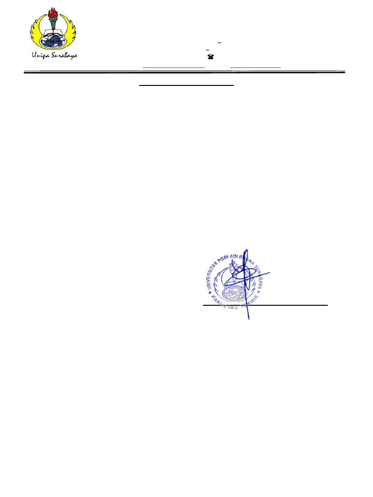 Surat Keterangan PWK | PDF