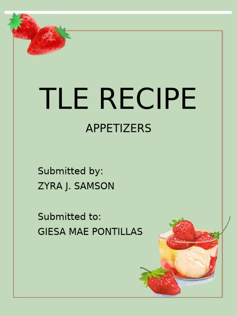 Appetizers | PDF
