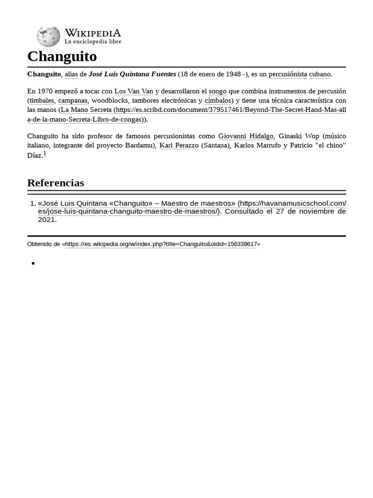 Changuito | PDF