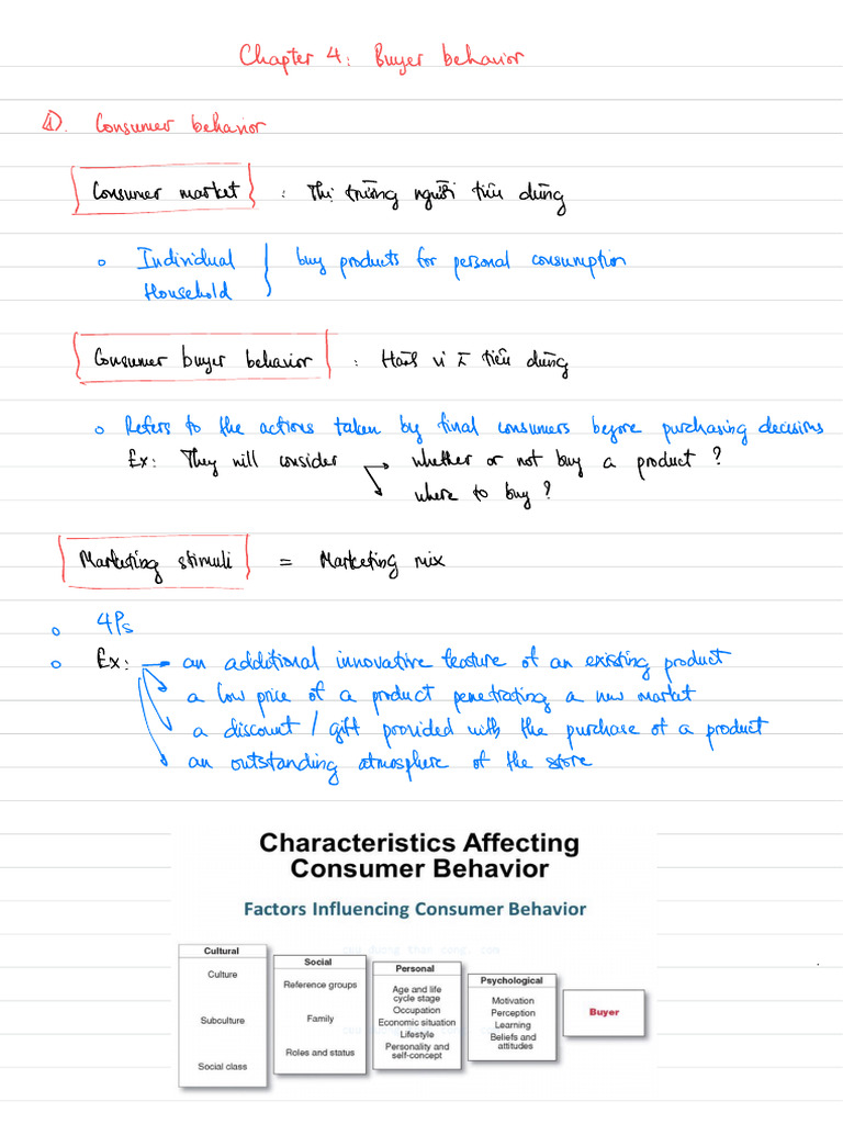 Chap 4 Buyer Behavior | PDF