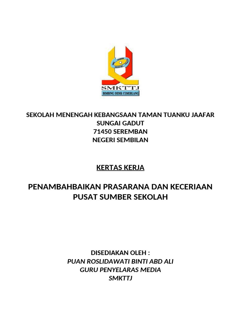 Kertas Kerja PSS SMKTTJ 2016 | PDF