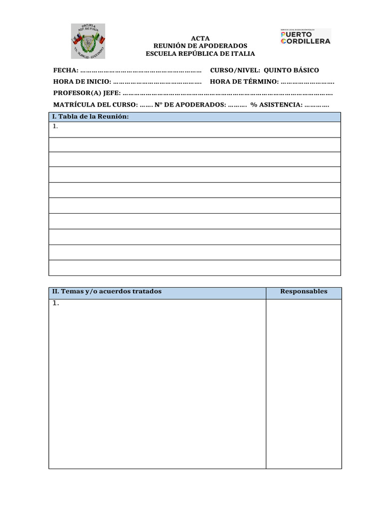 JULIO Actas 2do Ciclo 2024 | PDF