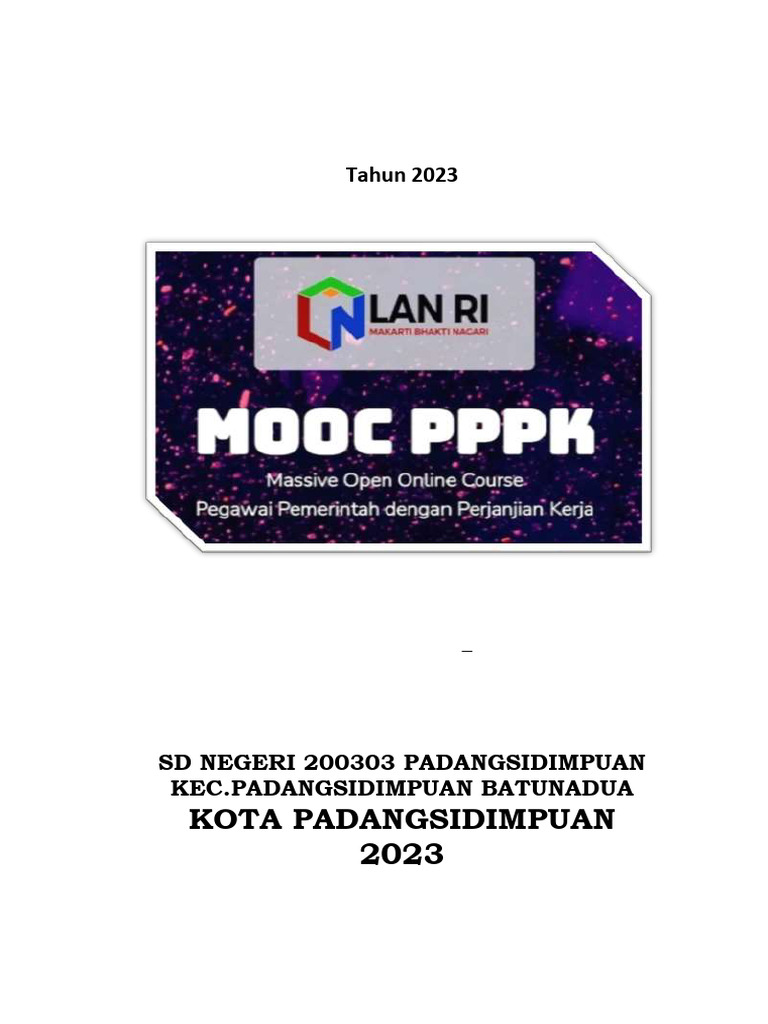 JURNAL MOOC PPPK by ULIANA DLY | PDF | Indonesia