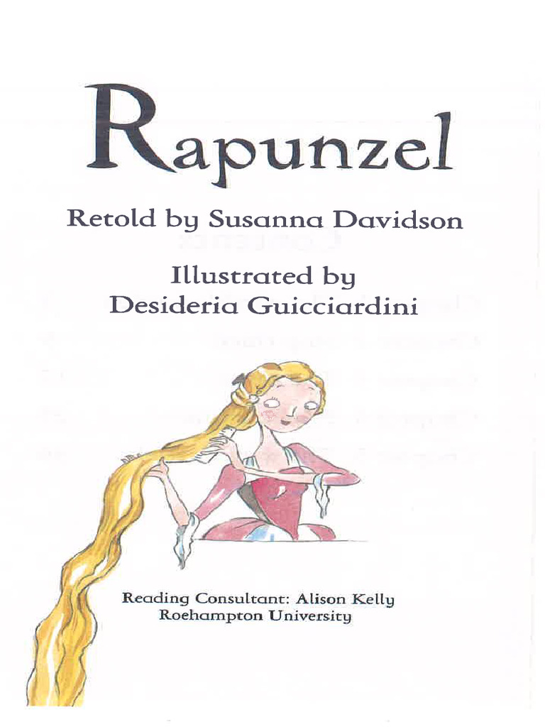 Usbone First Reading Red 3-9 Rapunzel | PDF