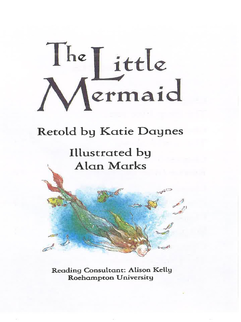 Usbone First Reading - Red - 3-18 - The Little Mermaid | PDF
