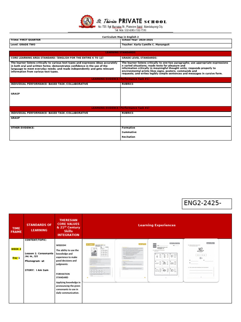 Q1 Currmap WK2 | PDF