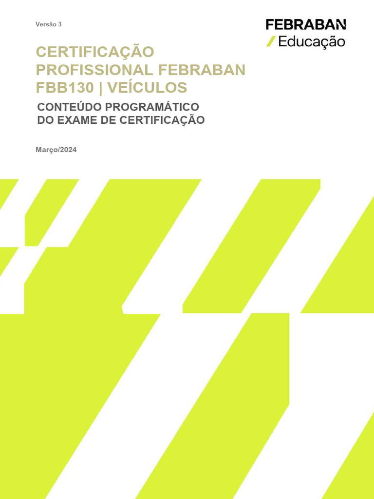 Conteudo Programatico FBB-130 | PDF