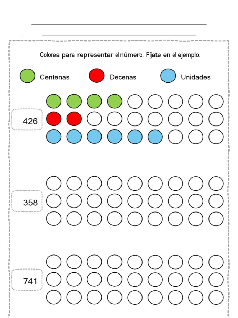 Guia de Aprendizaje Matematica Unidad Decena y Centena | PDF