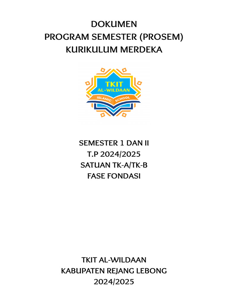 DOKUMEN Prosem | PDF