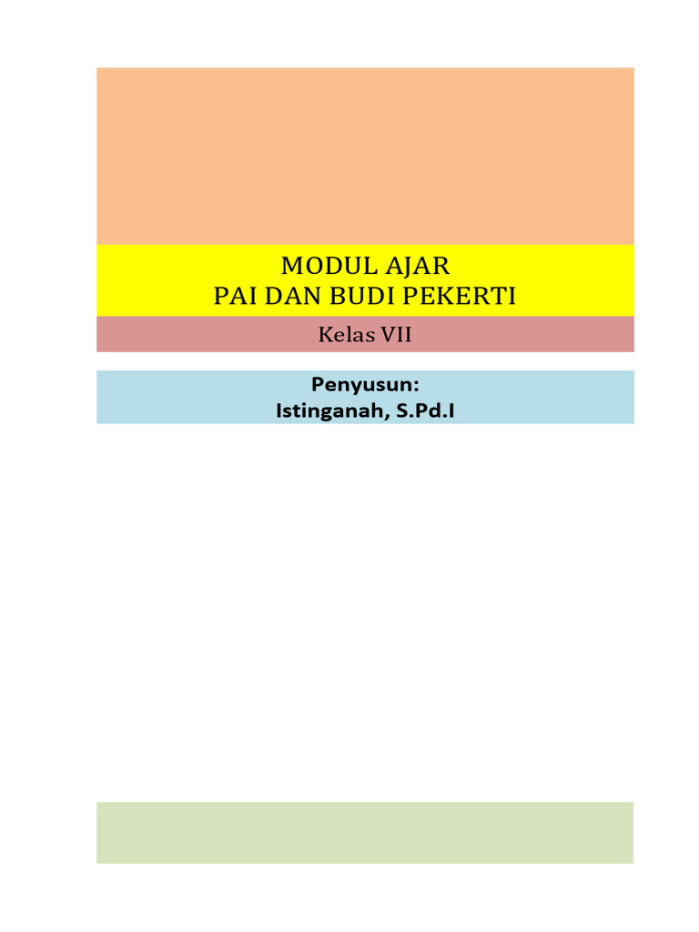 MA Bab 4 Kelas 7 | PDF | Islamic Ethics | Career & Growth