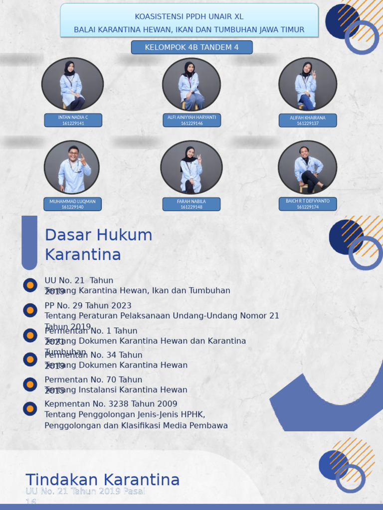 Presentasi Balai Karantina | PDF