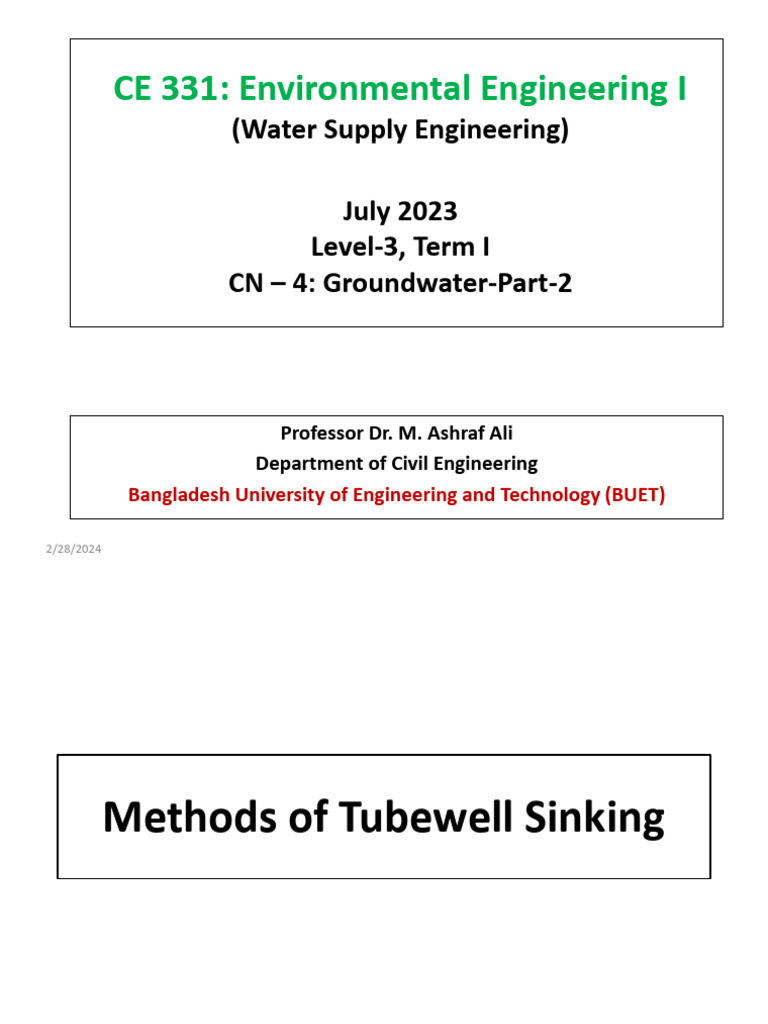 4-CE 331-CN-4-Groundwater-Part-2 | PDF