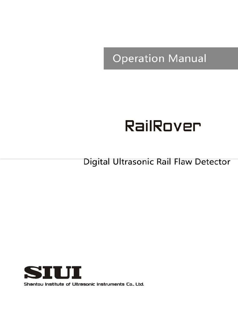 Manual de Operacion Railrover (Español) | PDF | Tanques | Tornillo