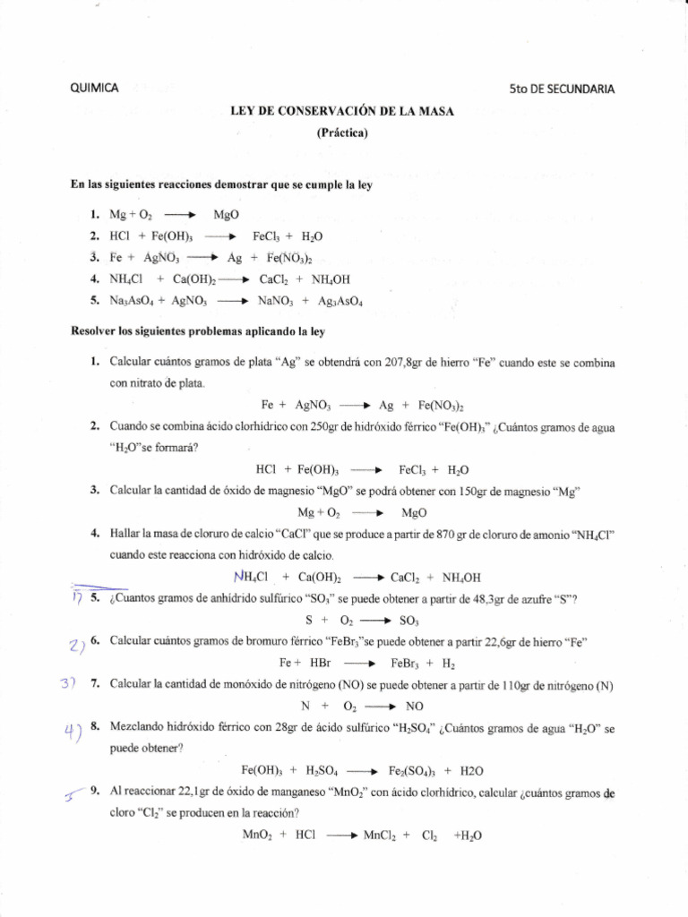 Practica de Química | PDF
