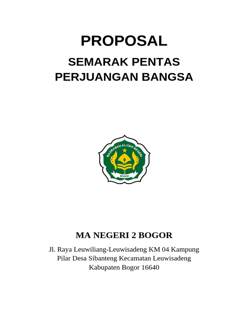Proposal Semarak HUT RI 2021 | PDF