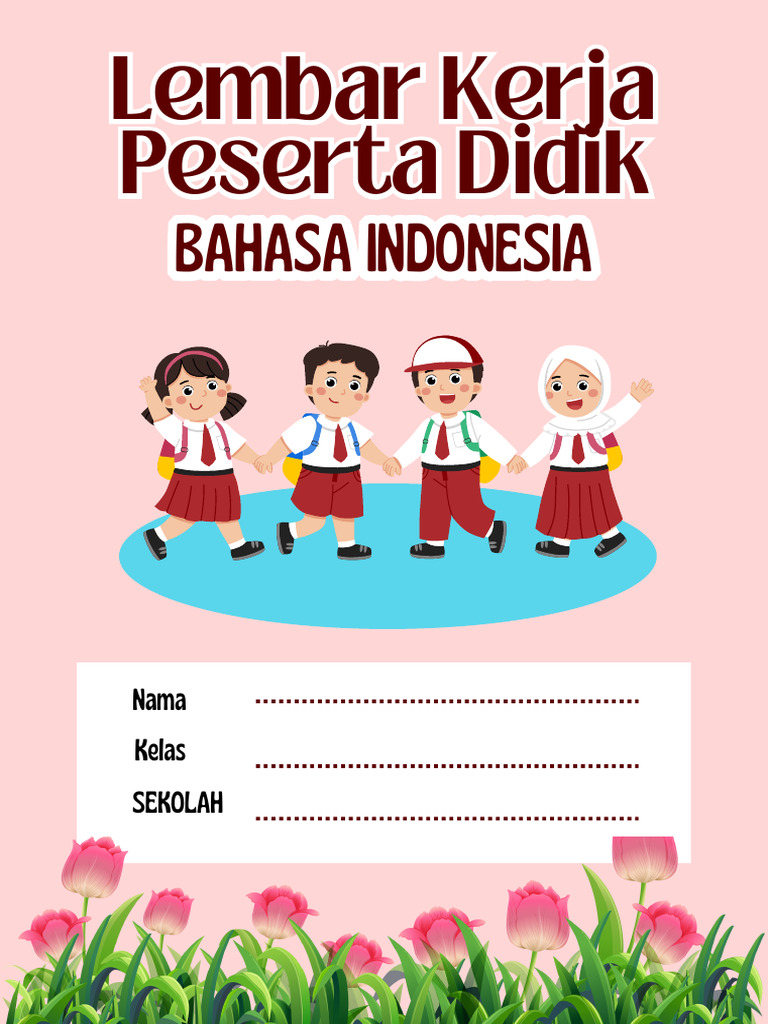 LKPD B.indonesia 142 LBR Cover Dan File | PDF