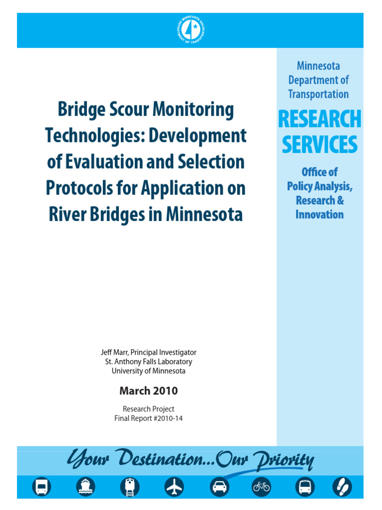 Bridge Scour Monitoring Technologies - MDT | PDF
