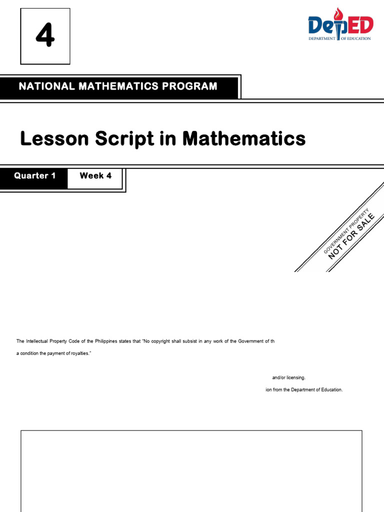 Co 2024 LS G4 NMP Quarter1 Week4 | PDF