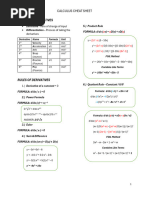 Calculus 2 Cheat Sheet | PDF | Analysis | Calculus