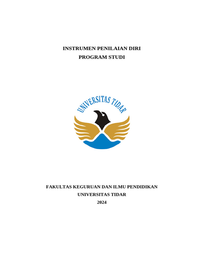 Instrumen Penilaian Diri Prodi | PDF