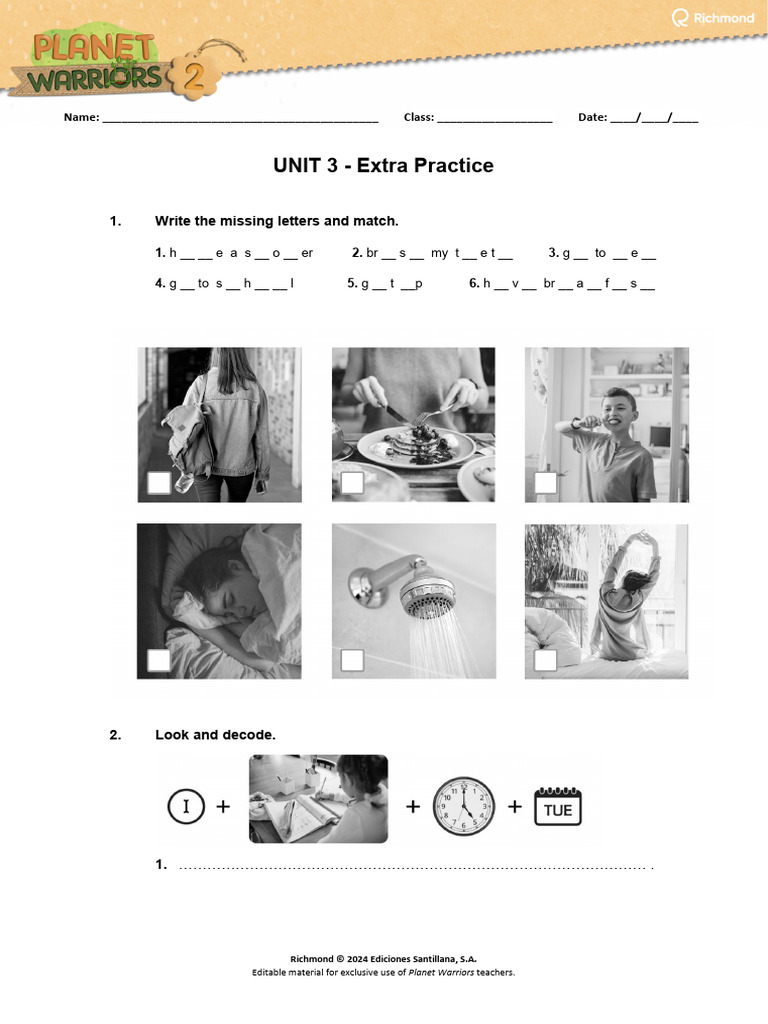 PW2 TRM Extraprac U3 | PDF