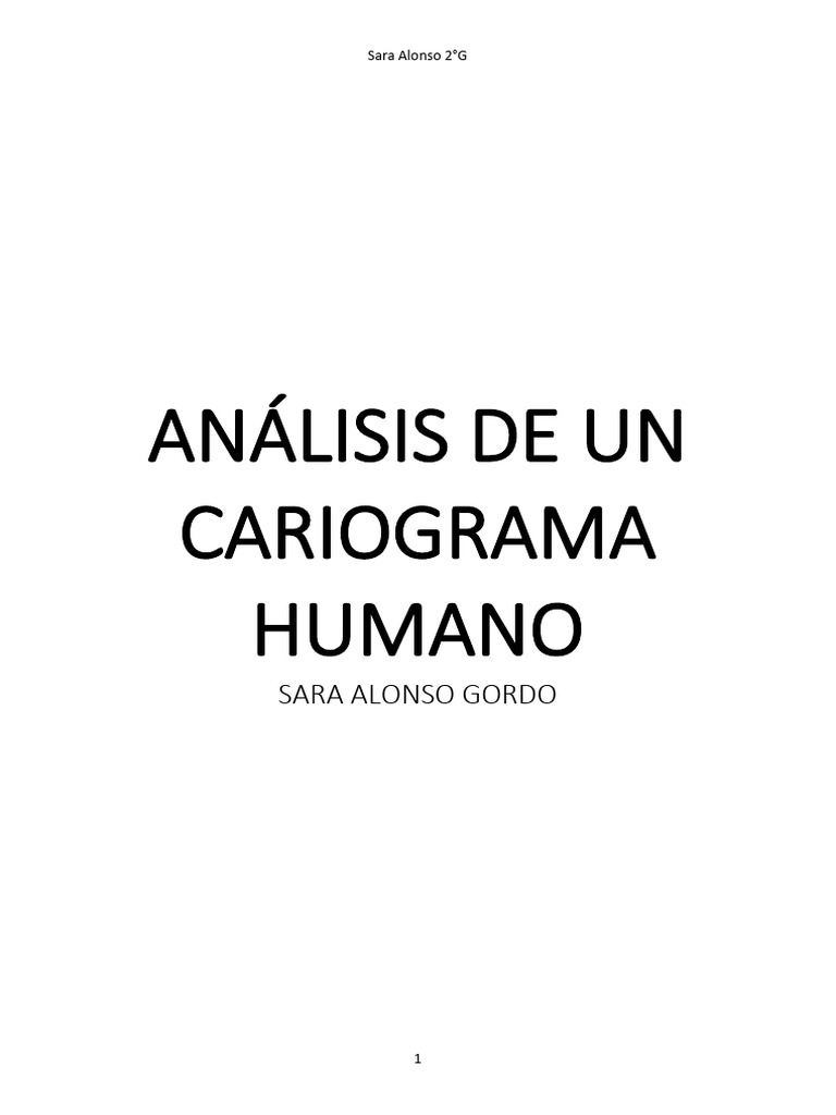 Cariograma Humano | PDF