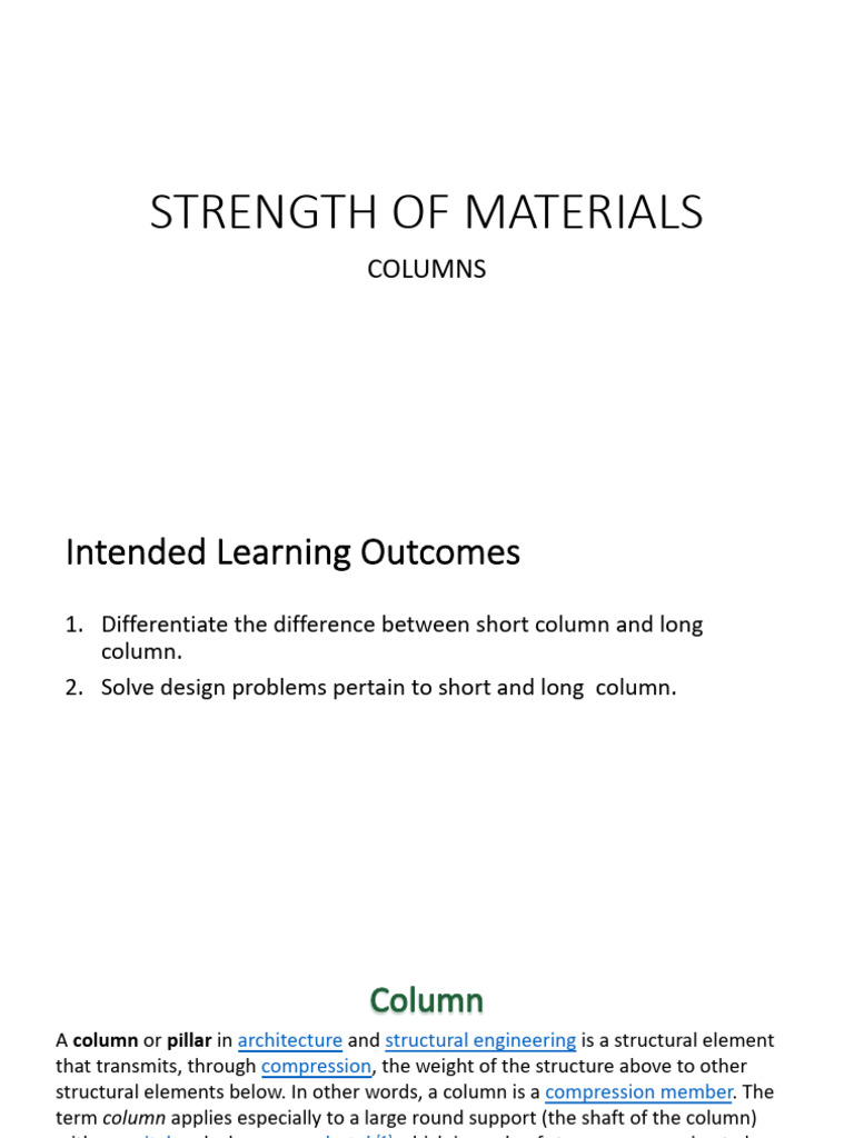 Strength of Materials | PDF