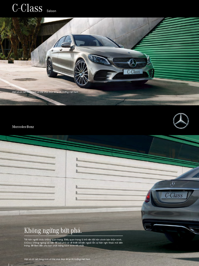 C Class Saloon Brochure Mercedes Benz Vietnam | PDF