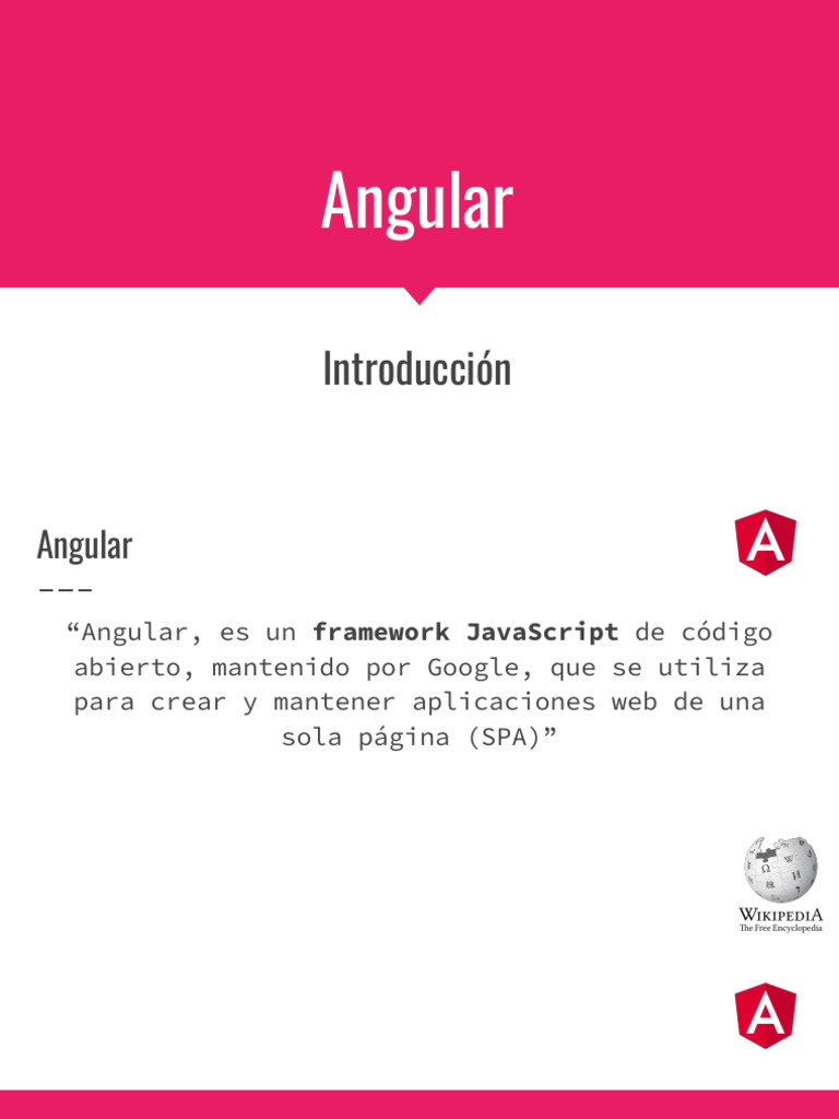 01 - Angular - Introduccion | PDF
