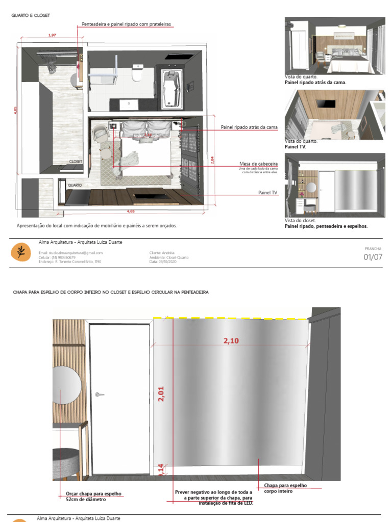 Marcenaria Closet e Quarto 2 | PDF