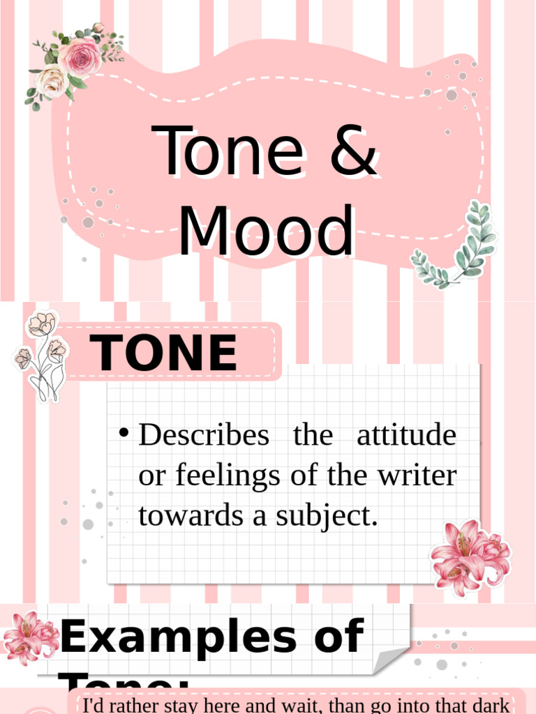 Tone & Mood | PDF | Language Arts & Discipline